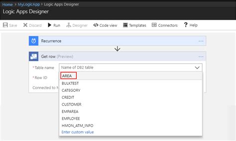 Access And Manage Ibm Db2 Resources Azure Logic Apps Microsoft Learn