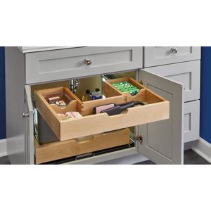Rev A Shelf Wood Vanity Sink Cabinet Pull Out Organizer Reviews Wayfair