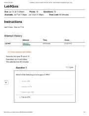 Lab Quiz Summer ITN YN Inter Intranet Firewalls E Comm Sec Pdf