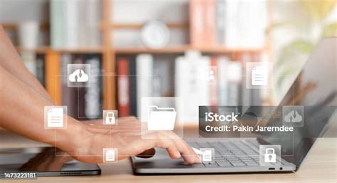 Document Management System Concept Databases Searching And Managing Files Online Document