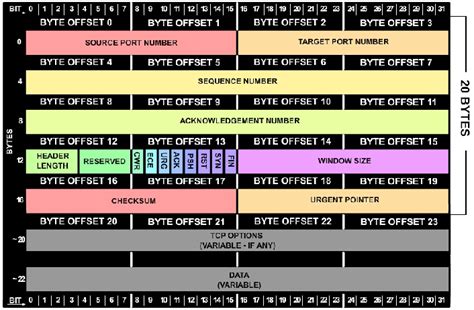 Tcp报文结构网络协议 Tcp网络协议