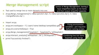 Analytics With Arcpy Package Detailing Of Mapping Module Properties And