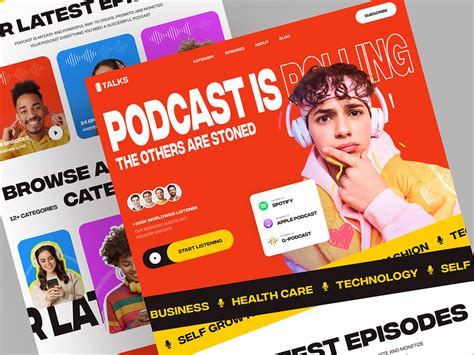 Podcast Ui Designs Themes Templates And Downloadable Graphic Elements On Dribbble
