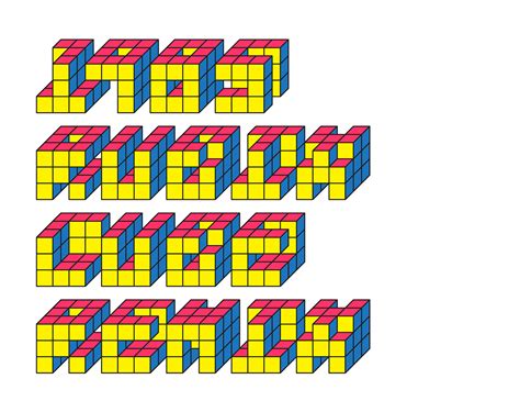 Rubix Font Behance