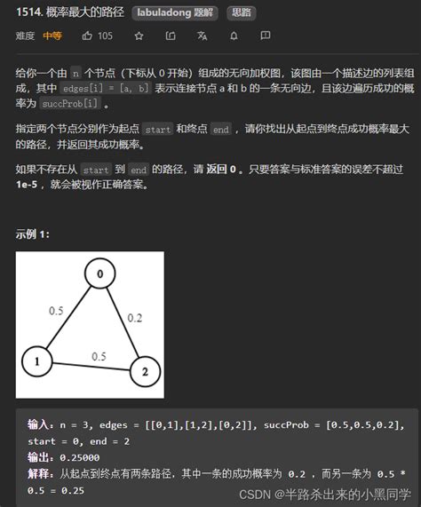 Labuladong算法小抄中图算法的学习笔记c版labuladong的算法笔记半路杀出来的小黑同学的博客 Csdn博客