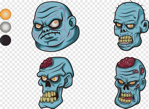 голова зомби Png Pngwing