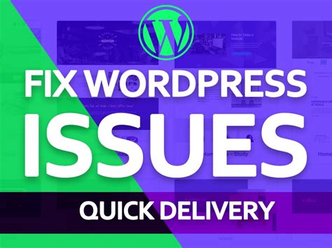fixes for wordpress bugs error and issues upwork