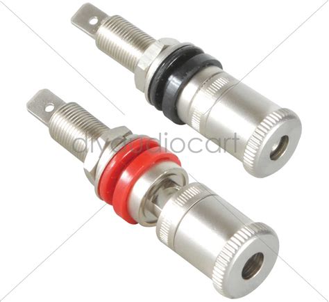 Dayton Audio BPP SN Premium Binding Post Pair Satin Nickel Diyaudiocart