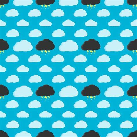 Pattern Design Cloud Seamless Pattern 48010619 Vector Art At Vecteezy