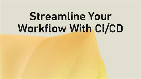 Ci Cd Continuous Integration Continuous Deployment