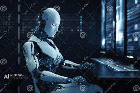 Ai Artificial Intelligence Robot Generative Ai Stock Illustration