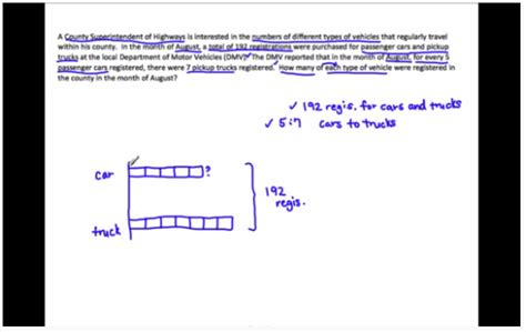 Sixth Grade Interactive Math Skills Tape Diagrams