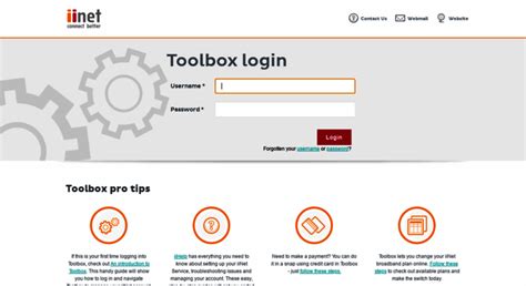 Au Login Iinet Toolbox