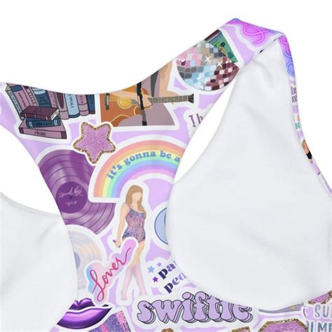 Swiftie Purple Girls Two Piece Swimsuit Etsy
