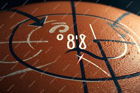 Premium Photo Strategy In Basketball With Tactics And Players Symbol Animation With Arrow