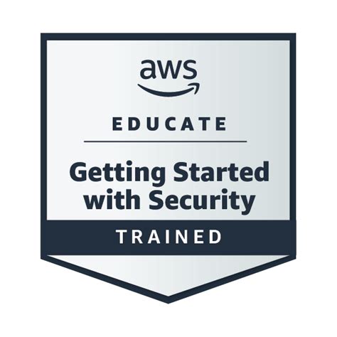 Aws Educate Getting Started With Security Training Badge Credly