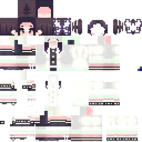 аниме скины шинобу и тога также дополнительные скины тянок Minecraft Anime Estetico