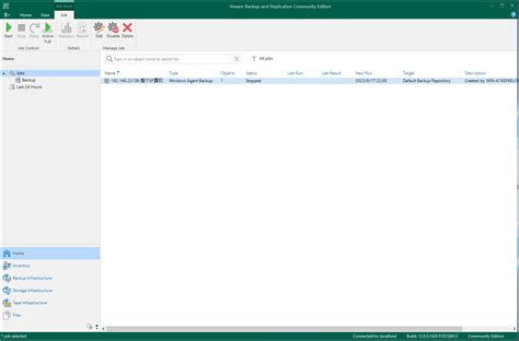 Veeam Backup And Replication 12添加windows计算机备份作业 风声