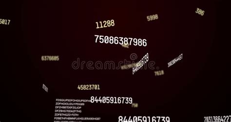 Animation Of Data Processing On Black Background Stock Video Video Of