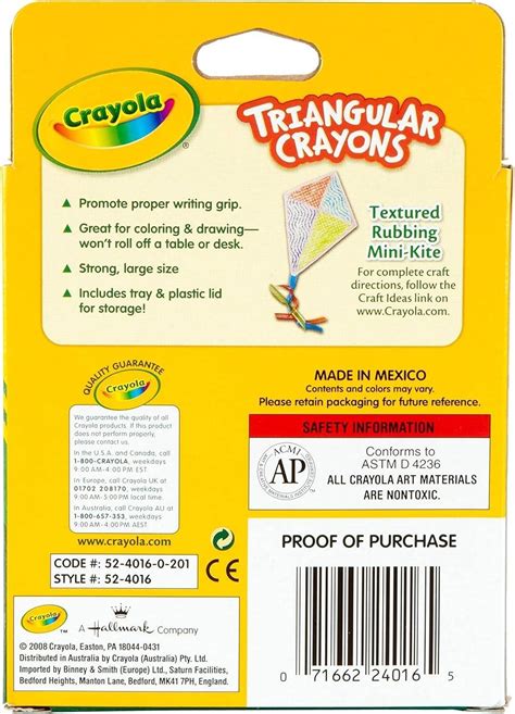 Crayola 16 Ct Triangular Crayons Buy Best Price Global Shipping