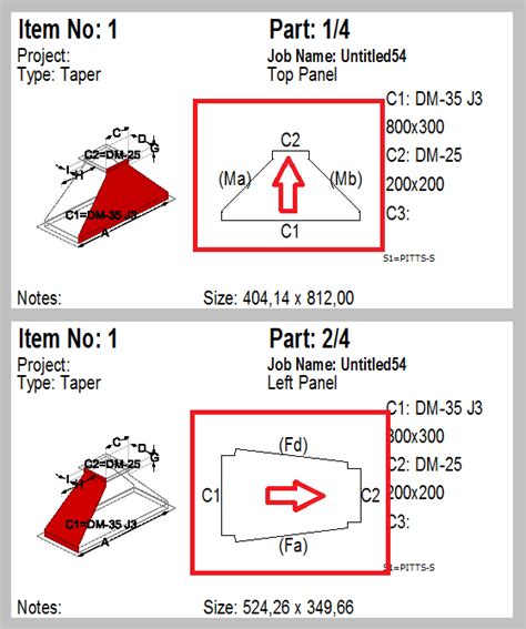 how to set a specific orientation for the label graphical cnc part view