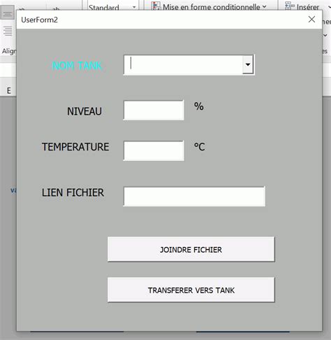 Transfert De Données Depuis Userform Vers Une Feuille Masquée