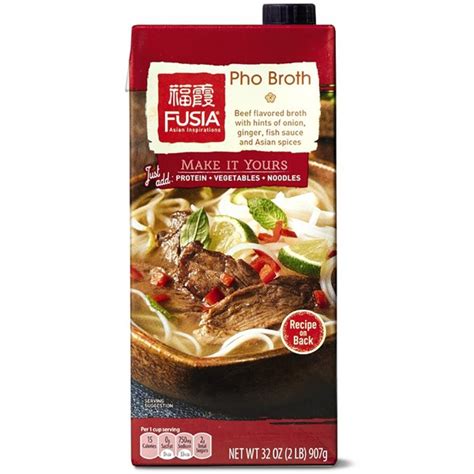Fusia Pho Beef Broth Same Day Delivery Or Pickup Aldi
