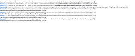 Cakephp 5 Zendassertion 1 Error Need Help Cake Software