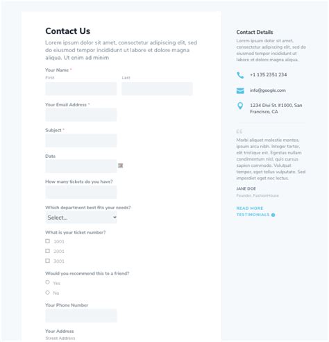 form sections diviwp documentation