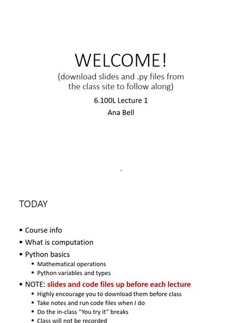 Lecture 1 Cs Pdf Semantics Programming Language