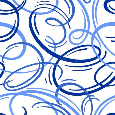 Abstract Curves Vector Seamless Pattern Stock Vector Illustration Of Modern Abstract 60588776