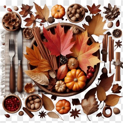 투명한 이미지로 소셜 미디어 프리미엄 템플릿을 홍보하기 위해 추수 감사절 가을 사진을 남깁니다 홍보용 소셜 미디어 프리미엄 템플릿을 위해 추수 감사절 가을 사진을 투명하게