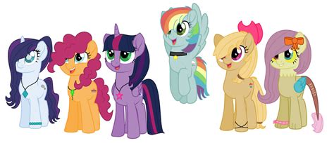 Second Mane Six Next Gen By Notonlong On Deviantart