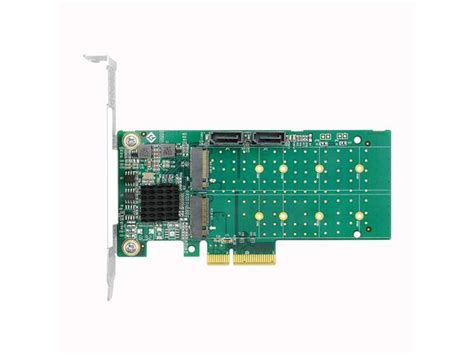 Linkreal 6gb S Pcie X4 To 2 Port M 2 And 2 Port Sata Raid Card