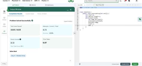 Dsachallenge 100daysofcode Dsa Java Problemsolving Geeksforgeeks