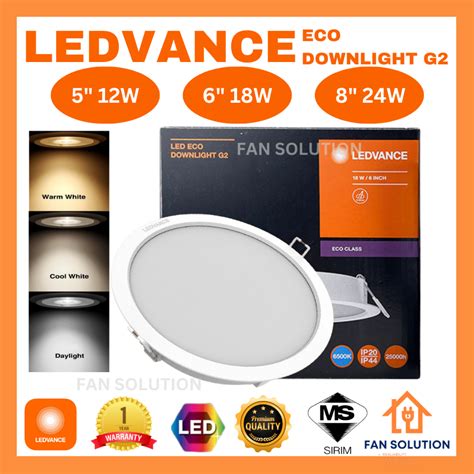 Osram Ledvance Led Eco Downlight G W W W Warm White Cool White Daylight