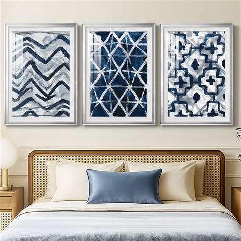 Orren Ellis Indigo Memory Iv Custom Framed Premium Print W Matt 3