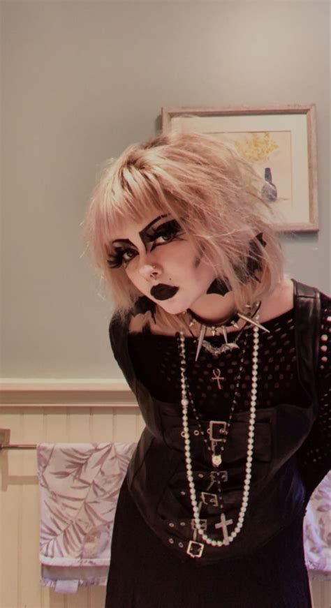 Pin By Louise Ashley On Jjjwzwbd24andaddfam Goth Hair Blonde Goth