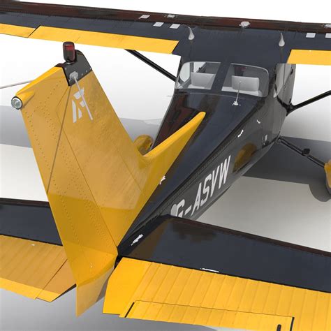 Cessna 172 Black 3d Model 3d Model 99 Max Obj Ma Fbx C4d 3ds
