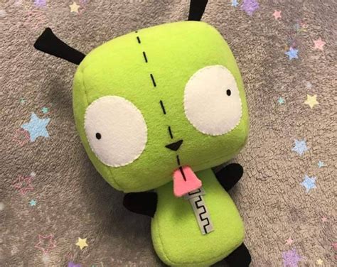 Big Gir Invader Zim Plush Made To Order Etsy