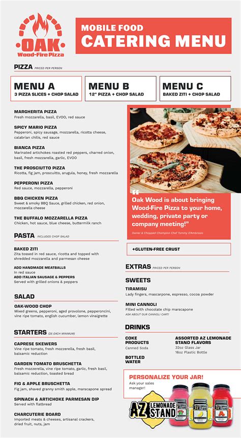 Check Out Our Menu Pizza Places In Phoenix Oak Wood Fire Pizza