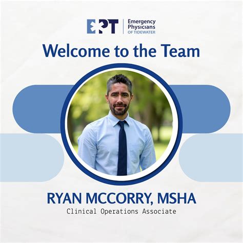 Ept Would Like To Welcome Ryan Mccorry Msha To Our Team Ryan Has Over