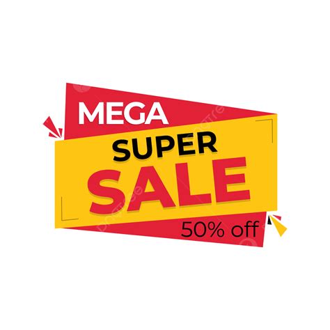 Mega Sale Discount Vector Art Png Mega Sale Discount Offer Banner