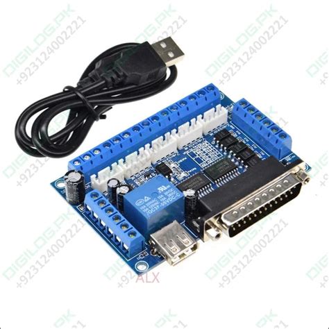Mach3 Breakout Board 5 Axis Stepper Driver Single Axis Cnc Interface With Optocoupler Cable