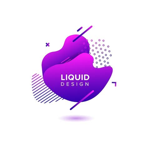 Premium Vector Color Abstract Liquid Shape Fluid Color Overlap Gradient Background Vector