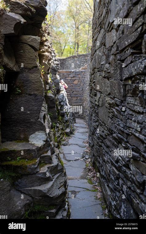 Opus 40 Is A Large Environmental Sculpture On The Us National