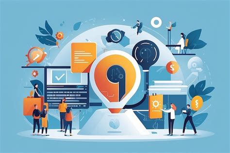 premium ai image edtech vector illustration flat tiny educational