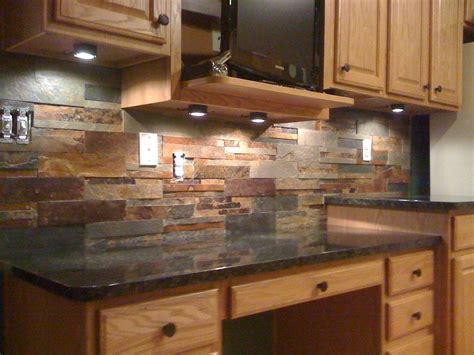 Backsplash Designs For Kitchen In Stone