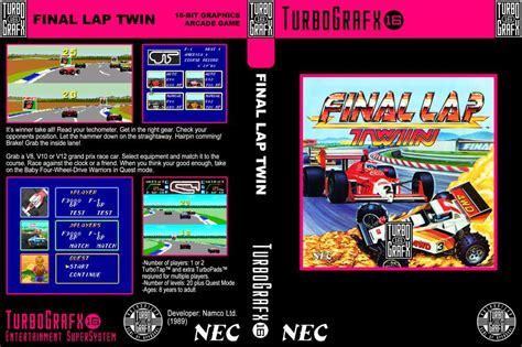 Final Lap Twin Turbografx 16 Videogamex
