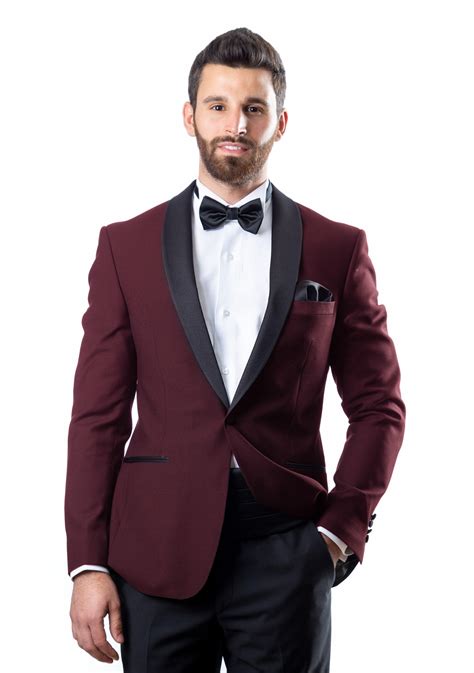 Tuxedo With Coloured Bow Tie